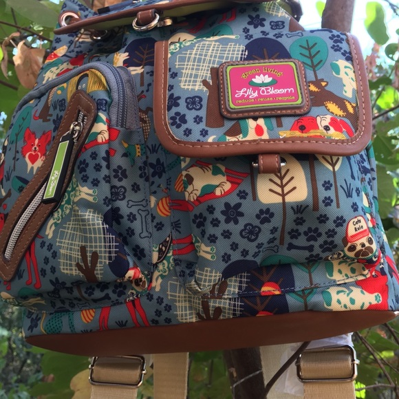Lily Bloom | Bags | Who Let The Dogs Out Lily Bloom Backpack | Poshmark